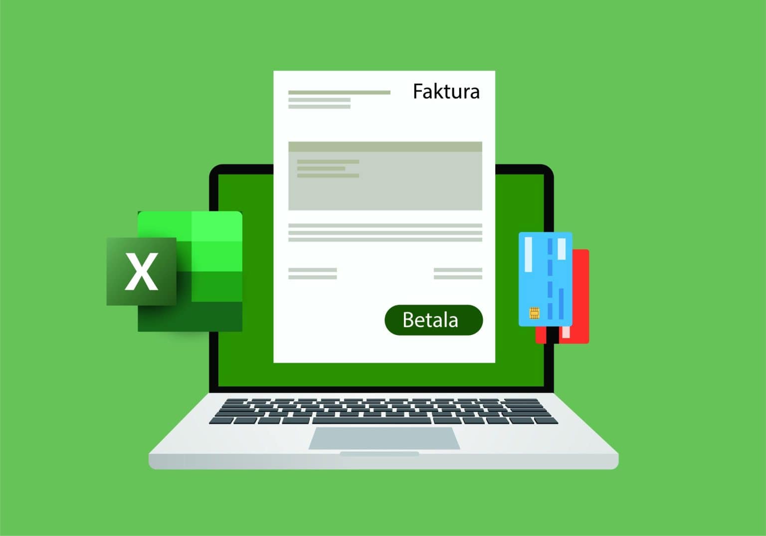 Skapa din egen fakturamall i Excel